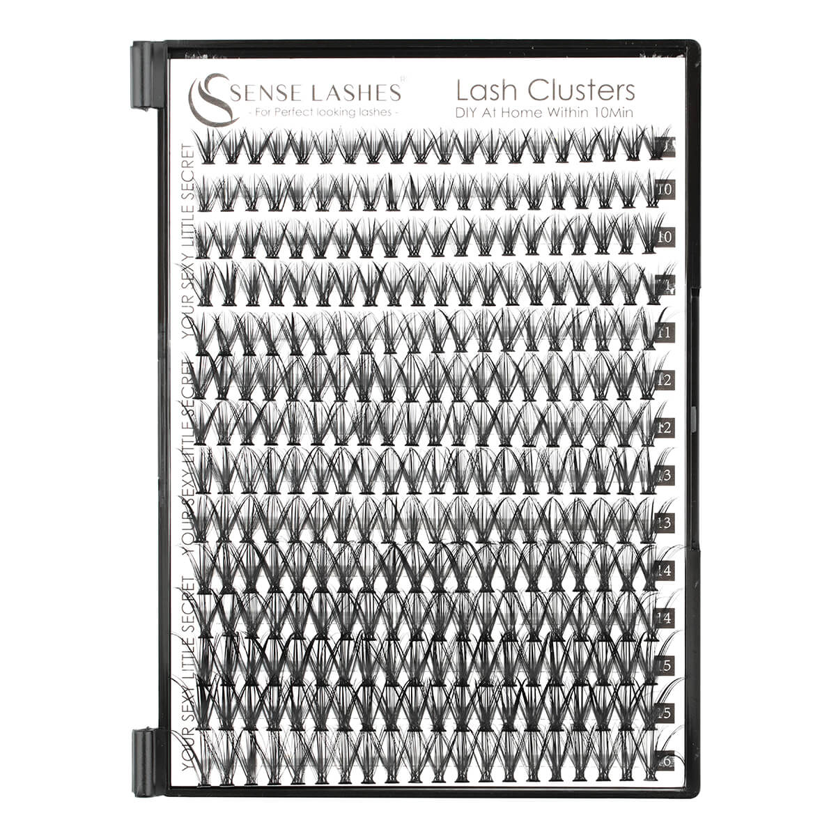 30D Lash Clusters 280 Pcs Individual Lashes DIY at Home – SENSELASHES